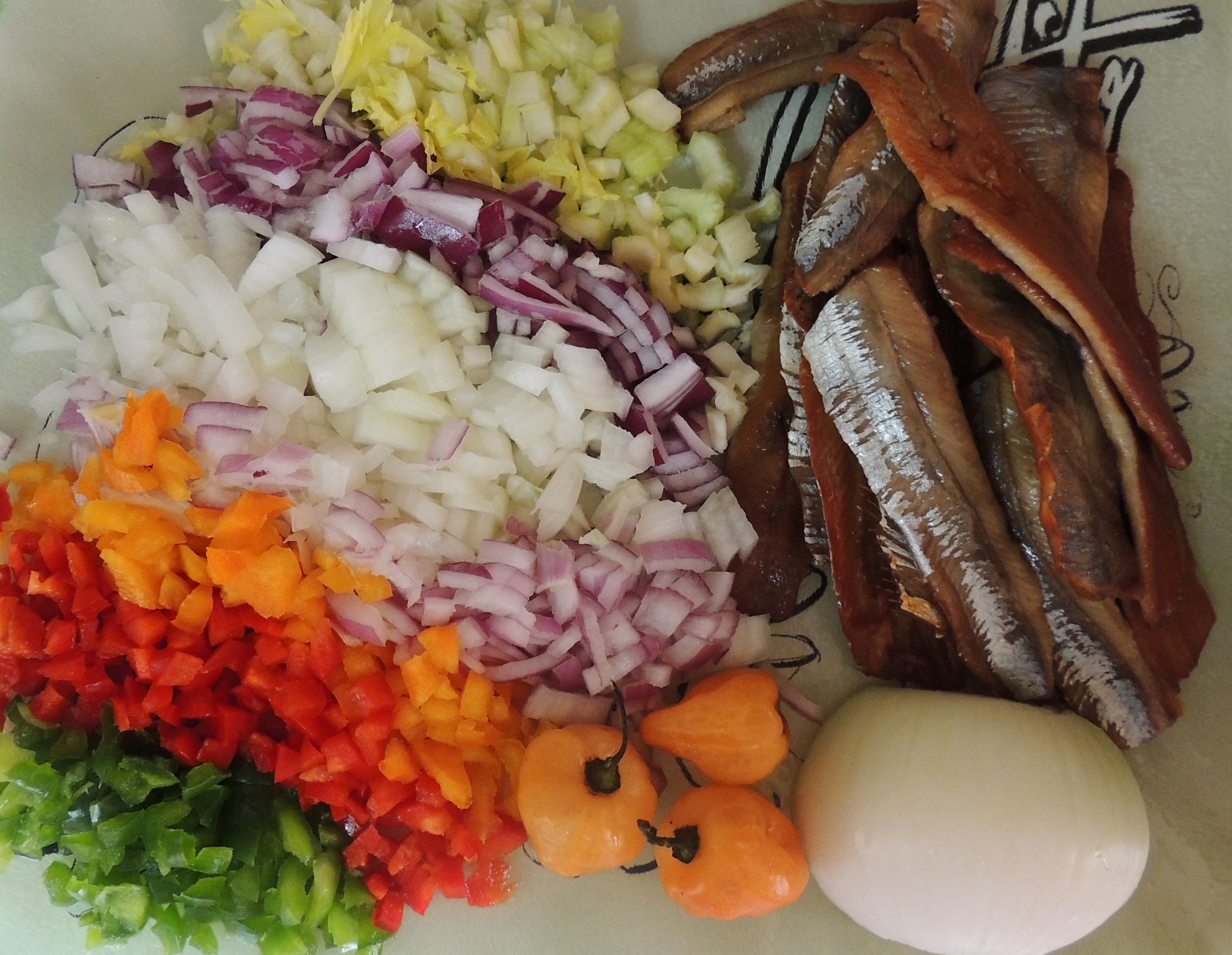 Haïtian Appetizer: Smoked Herring Chiquetaille “Chiktay Aransò” | Live2BYou